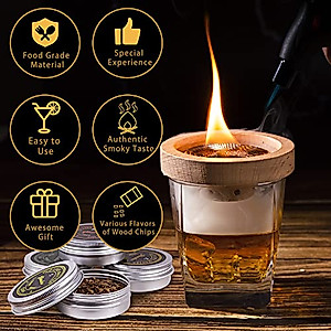 Dad Gifts from Daughter - Birthday Gifts for Grandpa Old Fashioned Smoker Kit with Wood Chips for Cocktail, Whiskey, Drink, Father Day Gifts Bourbon Gifts for Men Boyfriend Husband Grandpa