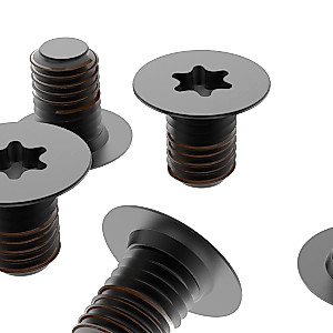 12PCS M2x3 Torx T5 Screws for Dell XPS 13 9343 9350 9360 9370 9380, XPS 15 9500 9510 9520 9550 9560, Precision 5520 5530 5540 5550, Razer Blade 14 15, HP Envy 13 Series Laptop w/Screwdriver, Black