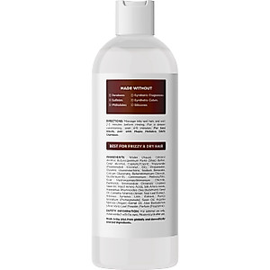 Hair Conditioner for Damaged Dry Hair - Silk Protein Conditioner for Dry Hair Frizz Control & Shine - Hydrating Conditioner for Curly Hair with Argan Oil and Hair Moisturizer for Dry Hair Care
