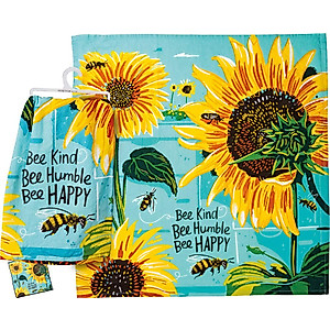Kitchen Towel - Bee Kind Bee Humble Bee Happy