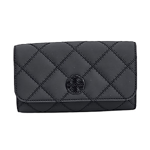 Tory Burch 150059 Willa Matte Women's Chain Wallet (Black), Small
