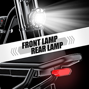 1200W Electric Bike for Adults 30Mph, 20" x 4.0 Fat Tire Electric Mountain Bike, Ebike Removable 48V/15AH Battery, E Bike Full Suspension Shimano 7 Speed Electric Bicycle for Snow Beach Mountain