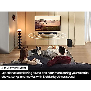 SAMSUNG QN50LS03BAFXZA 50 Inch The Frame 4K UltraHD Smart QLED TV with a HW-Q60C 3.1ch Soundbar and Subwoofer with Dolby Atmos (2022)