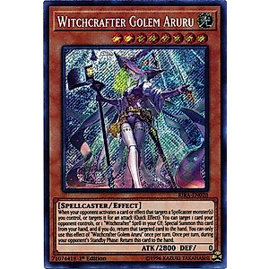 Yu-Gi-Oh! - Witchcrafter Golem Aruru - RIRA-EN028 - Secret Rare - 1st Edition - Rising Rampage