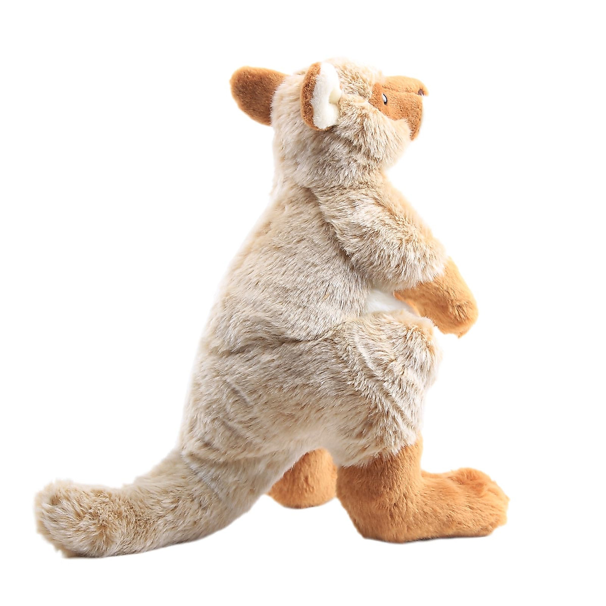 WinAdiGoo Cute Furry Realistic Kangaroo Plush Doll Soft Stuffed Animal Toy 13.8 inch Cuddle