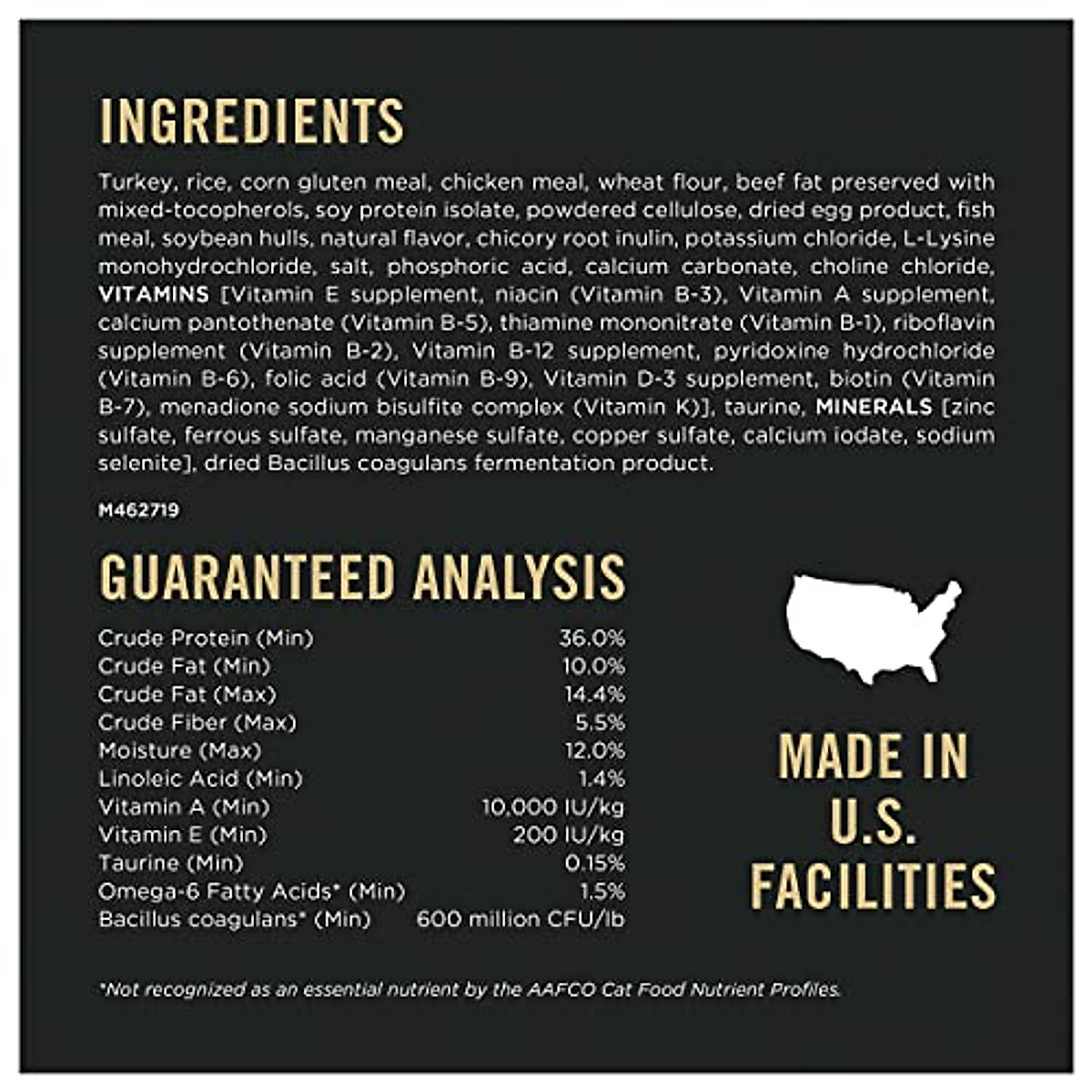 Purina Pro Plan Hairball Management, Indoor Cat Food, Turkey and Rice Formula - 7 lb. Bag