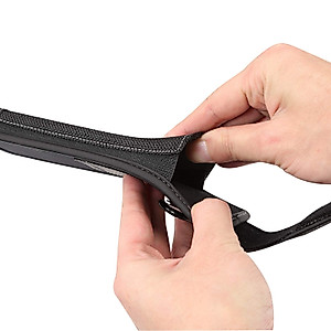 Universal Vertical Phone Holster Case with Belt Loop Carabiner Clip Carrying Pouch for Google Pixel 6 / Pixel 4 XL / Pixel 3a XL, Galaxy S21 Plus / S20 FE / S10 Plus / Note 20 / Note 10+ Plus, TCL 10L
