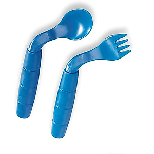 Easie Eaters Fork and Spoon(Style=Left Handed)