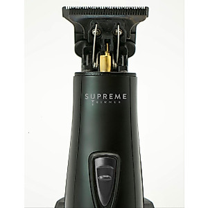 Hair Trimmer by Supreme Trimmer ST5220 Precision Beard Trimmer for Men Professional Barber Liner Cordless Hair Clippers – Black T-Shaper Li (Extra Blade Included)