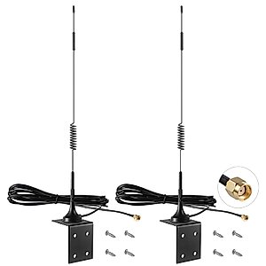 High Gain Long Range 4G LTE Outdoor Cellular 9dBi Magnetic Base Antenna Compatible with Spypoint Link Micro EVO Solar Hunting Wildlife Game Trail Cameras Mobile Security Camera（Pack of 2）, Eifagur