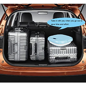 ZKFDP Portable Washing Machine,Ultrasonic Mini Washing Machine,Folding Washing Machine for Wash Baby Clothes, Apartment Dorm,Travelling，Gift for Friend or Family（Blue）