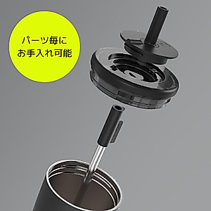 Blumate Ella Dune 1,180ml Vacuum Straw Tumbler, Leakproof Lid with Locking Lid Upside Down and Leak Proof Ice Leaks Over 24 Hours! Amazing Cold Retention, Carbonated Safe, Large Capacity + Handle