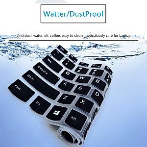 MUBUY Keyboard Cover for Lenovo Flex 14 14" |Yoga C940 C930 920 13.9" |Yoga 720 720S 730 13.3" | Yoga 720 12.5" |Yoga C740 14"|Ideapad 720s 13" 14"-Black