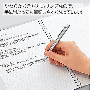 KOKUYO Spiral Lined Notebook, 10'' x 7'' Pastel Journal B5 Soft Ring Notebooks with Dot 6 mm Ruled, 80 Sheets, Light Green 1 Subject Notebook, Note Taking for School. Japan Import (SU-SV308BT-LG)
