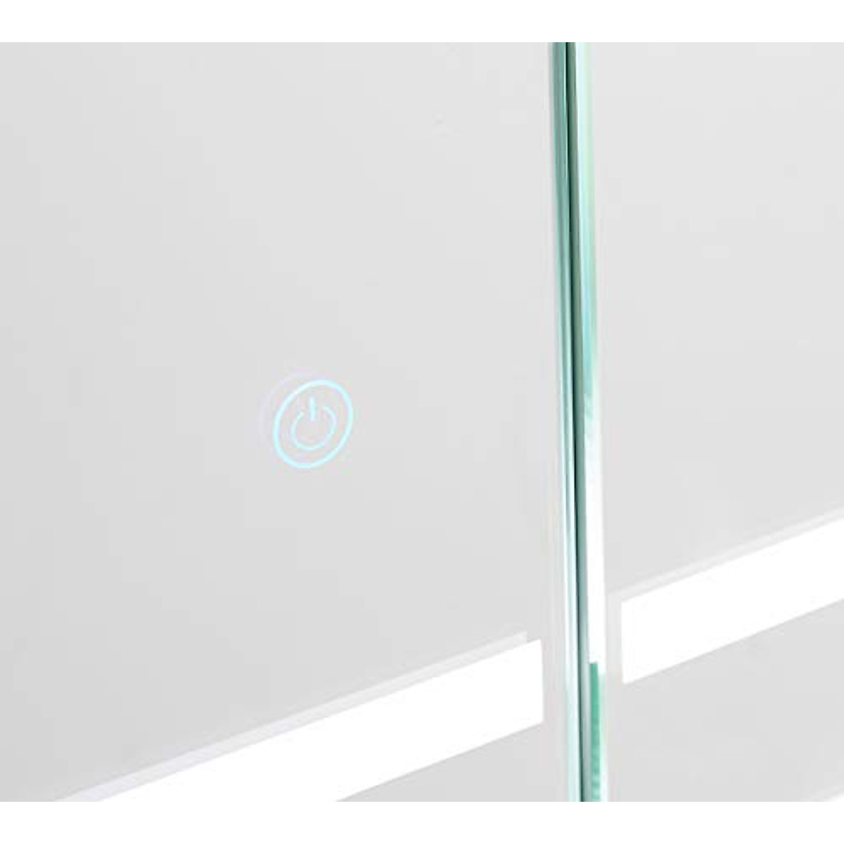 AQUADOM Royale Plus LED Medicine Mirror Cabinet 48in x 36in x 5in Recessed Surface Mounted, Defogger, LED 3X Makeup Mirror, Electrical Outlets, Interior LED Light