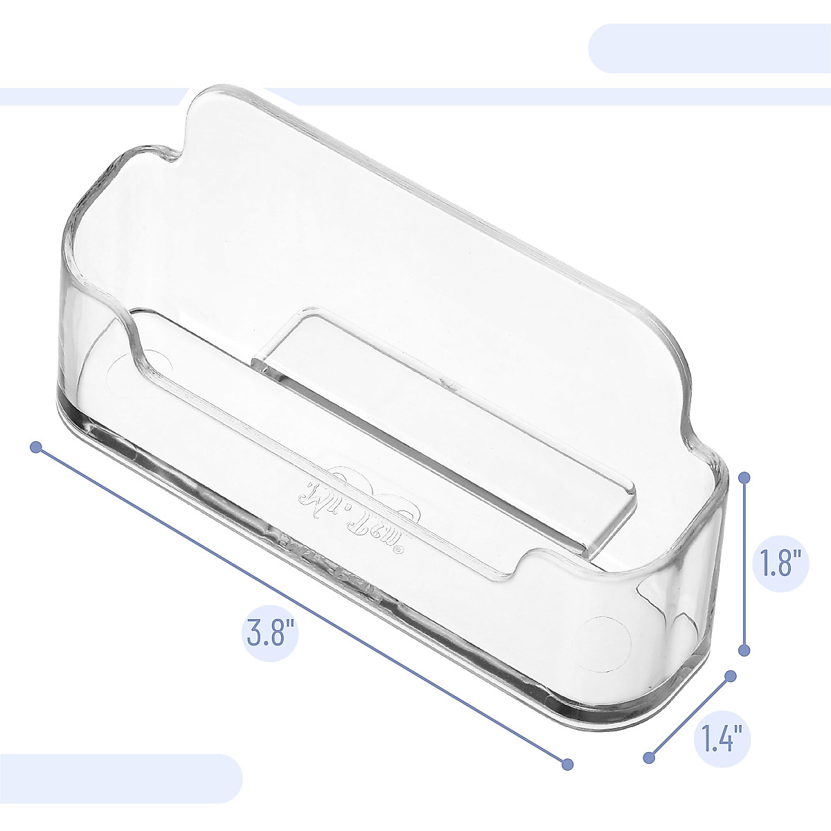 Mr. Pen- Acrylic Business Card Holder, 3 Pack, Plastic Business Card Holder, Business Card Display, Card Holder for Business Cards, Business Card Holder Stand, Business Card Holders for Desk.