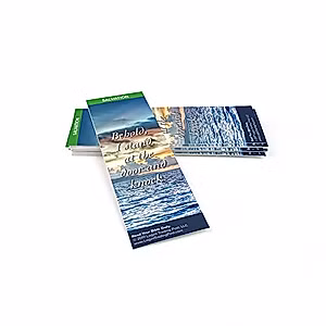 Christian Bookmark with Bible Verse, Pack of 25, Salvation Themed, Behold, I Stand at the Door and Knock, Revelation 3:20