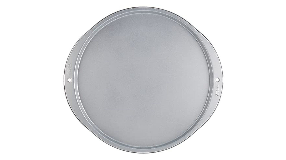 Wilton Silver Pizza Pan - Non-Stick, Even Heating for Perfect Crust