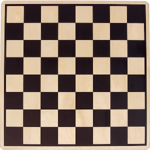 Basic Wooden Checker/Chess Board - Made in USA