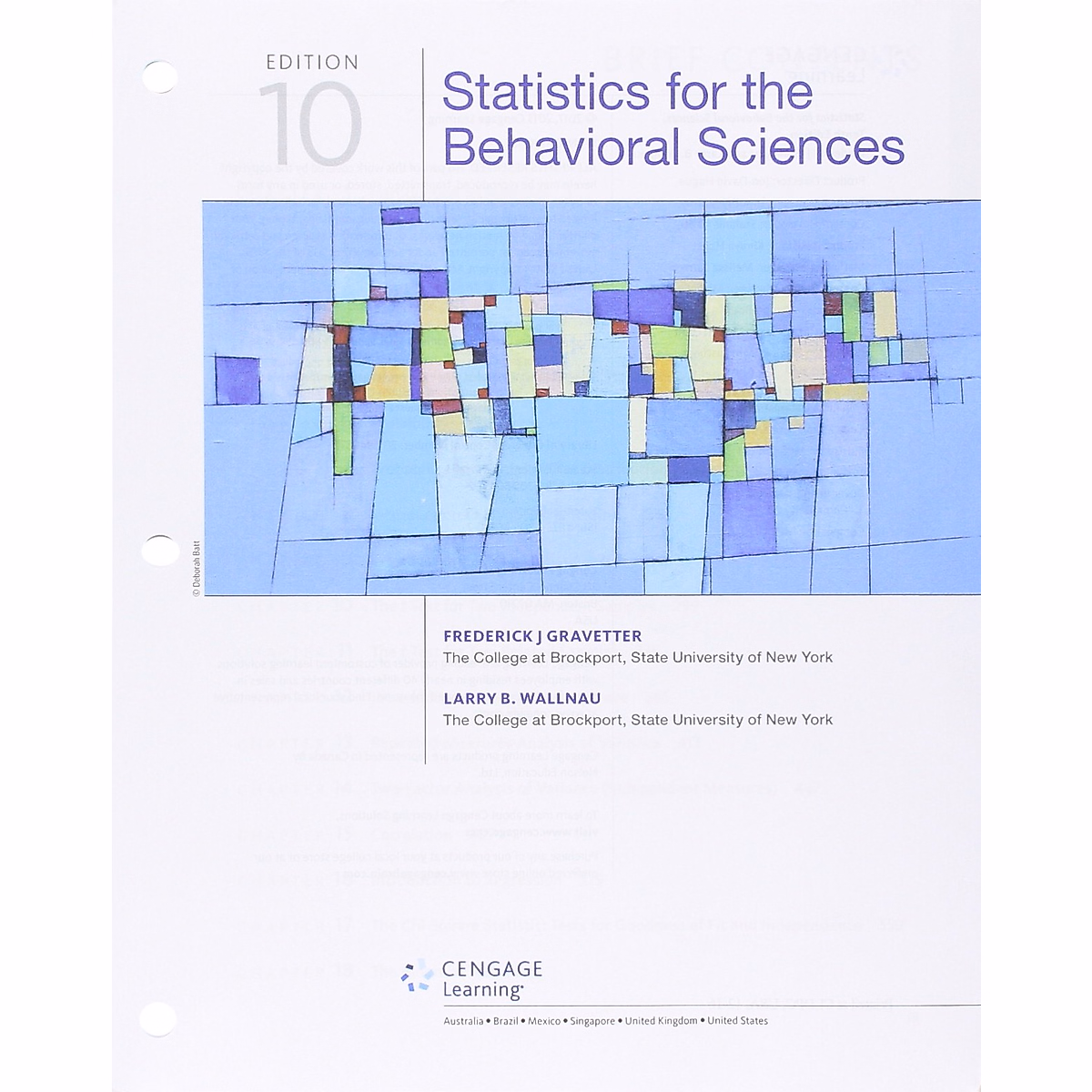 Statistics for the Behavioral Sciences, Loose-leaf Version