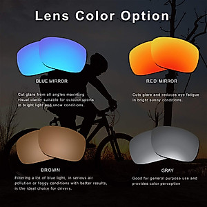 JIANGTUN Camo Polarized Sport Sunglasses UV Protection,Ideal for Driving Fishing Cycling Running, Camo Frame Red Mirror Lens