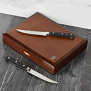 Wusthof Classic Steak Knife Set with Wood Case (8 Piece)