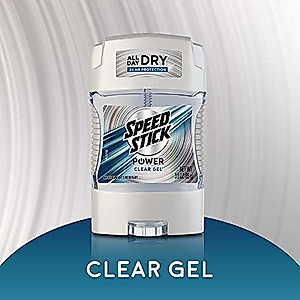 Speed Stick Anti-Perspirant Deodorant Power Clear Gel 3 oz (Pack of 5)
