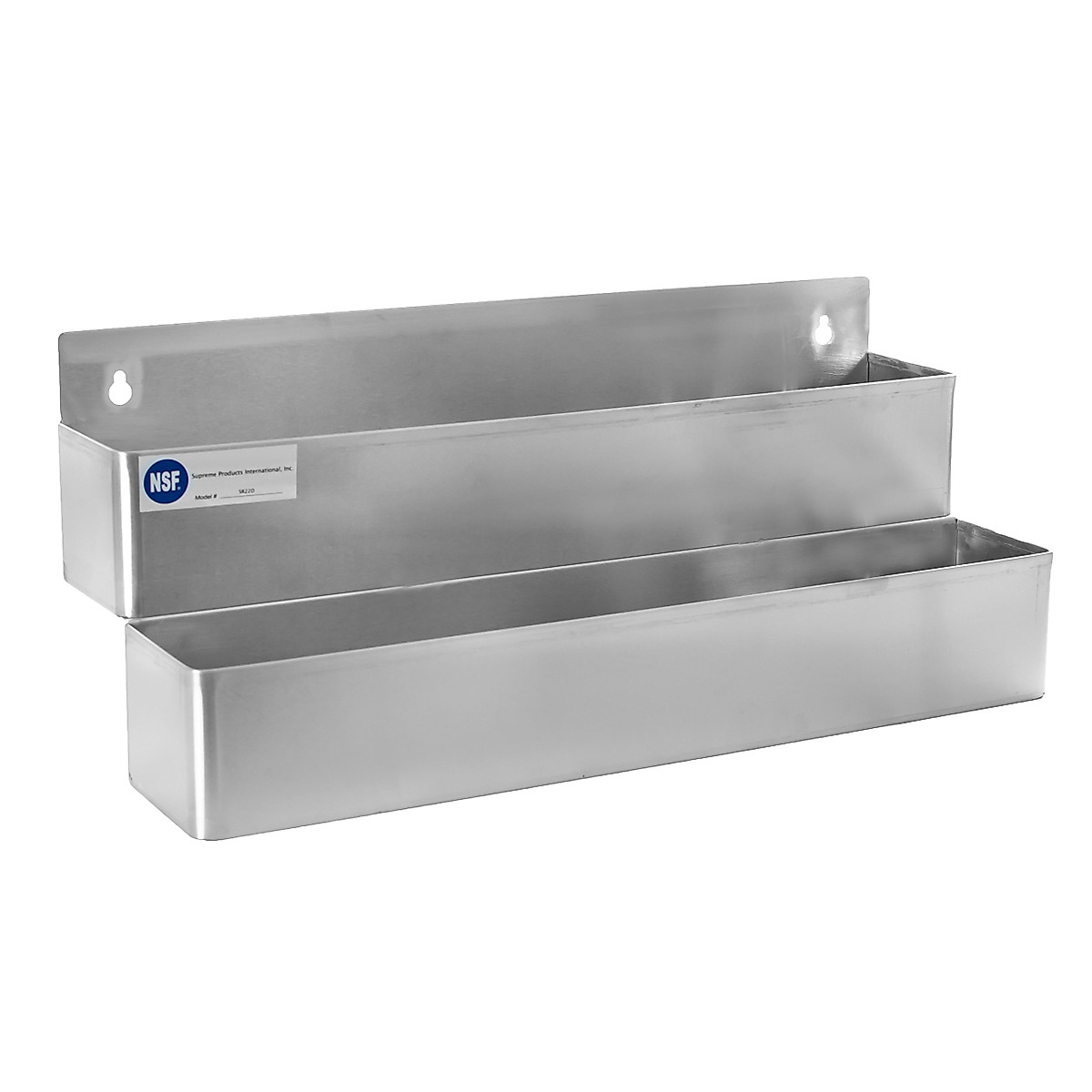 Gusto - 22" Stainless Double-Tier Speed Rail, Each