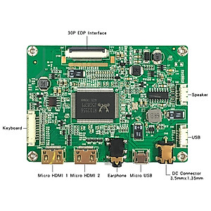 2mini HDMI LCD Controller Board EDP for 15.6inch N156HHE-GA1 N156HCE-GA2 1920x1080 120Hz 30 pin LCD Screen