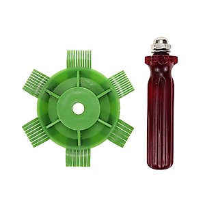 Autoly Plastic Fin Comb for Air Conditioner Condenser Fin Cleaning Brush, Air Conditioning Radiator Straightener Cleaner Repair Tool