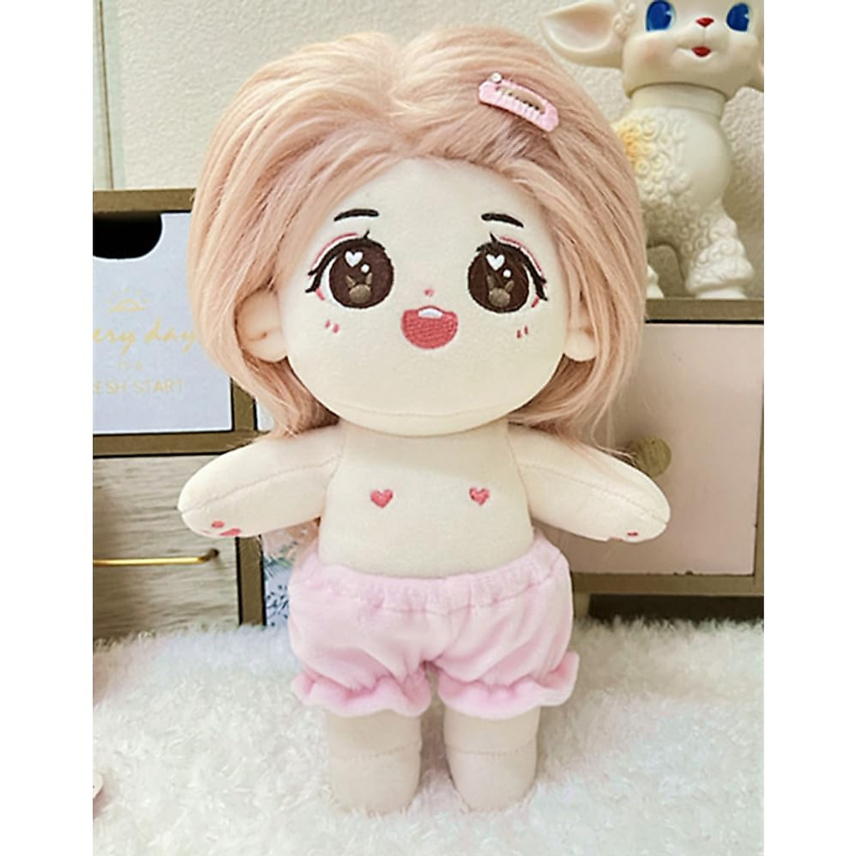 niannyyhouse 15cm 20cm Plush Doll Clothes Shorts Thickened Leggings Ribbed Socks Soft Stuffed Plush Toy Dress Up (a2, 20cm)