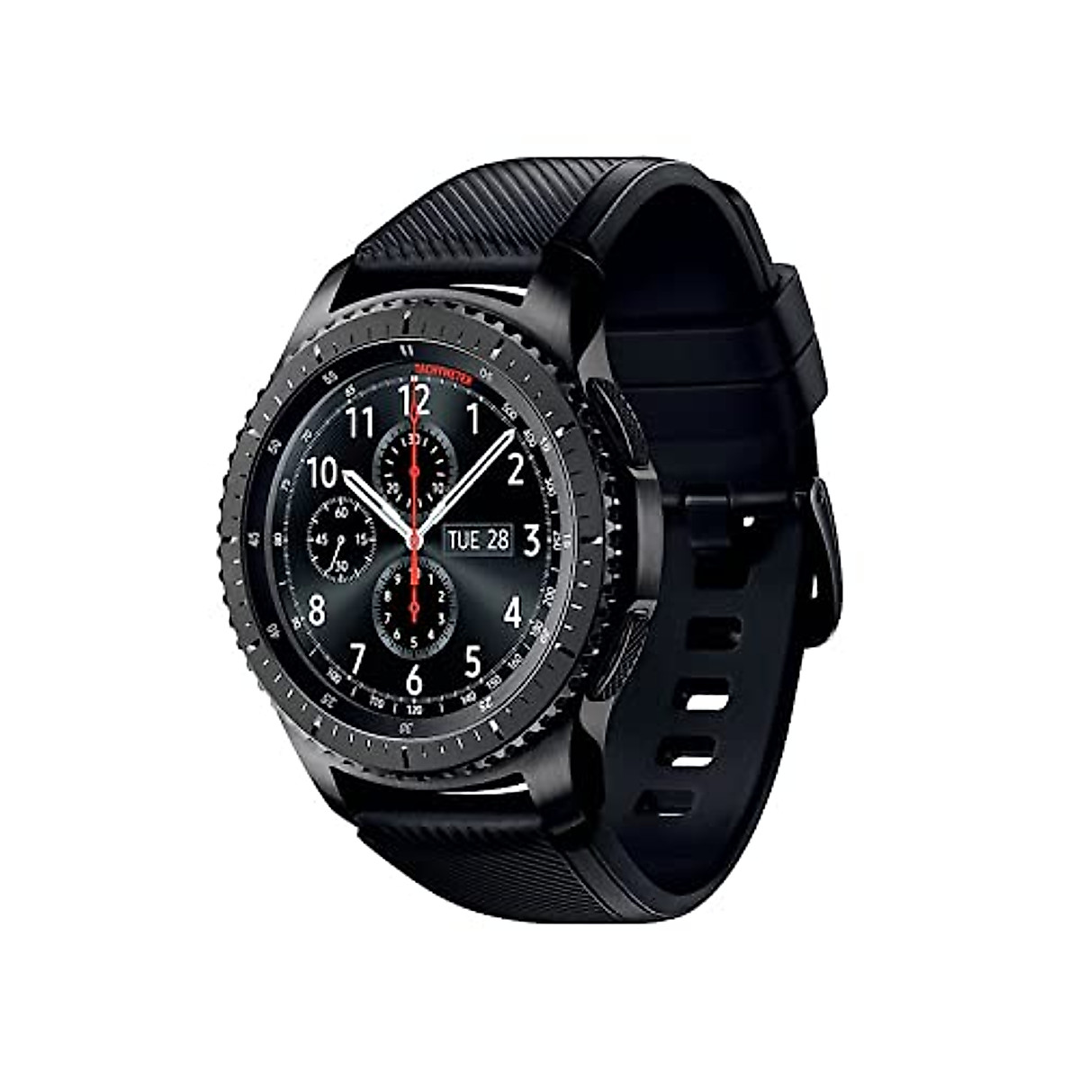 Samsung Gear S3 Frontier 46mm Smartwatch - SM-R765 LTE – Verizon –Phone, Black (Renewed)