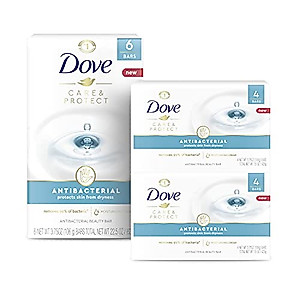 Dove Beauty Bar For All Skin Types Antibacterial Protects from Skin Dryness 3.75 oz 14 Bar