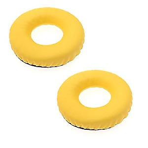 1 Pair Earpads Compatible with Sennheiser HD25 HD25-II HD25SP HD25SP-II Headphones Replacement Leather Soft Foam Ear Cushions Headset Repair Parts Black