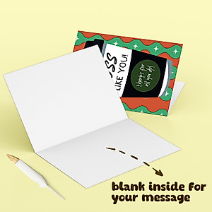 Funny Coffee Appreciation Boss Day Card for Boss Lady, Heartfelt Thank You Boss Card for Best Boss Leader, Thanks For All You Do