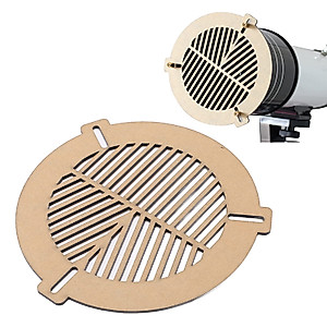 Telescope Focusing Mask Acrylic 3 Screw Sleeve Lightweight, Suitable for Reflector, Refractor, Dobsonians, Mak Cas, SCT, for Telescopes with Outer Diameter 80-110mm