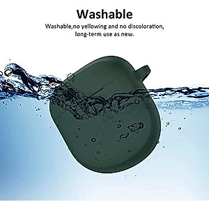 Ankersaila Case Compatible with Bose QuietComfort Earbuds II 2022,Soft Silicone Shockproof Anti-Scratch Protective Cover (Dark Green)