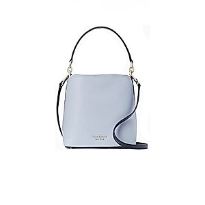Kate Spade Darcy Small Bucket Bag Colorblcok Grain Leather (Pale Hydrangea Multi )