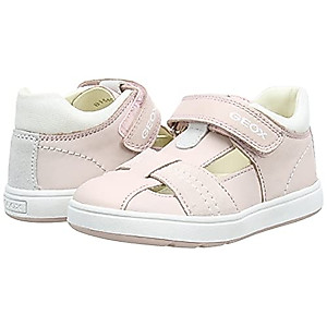 Geox Baby Girl's Biglia 8 (Infant/Toddler) Light Rose/White 21 (US 5.5 Toddler) M