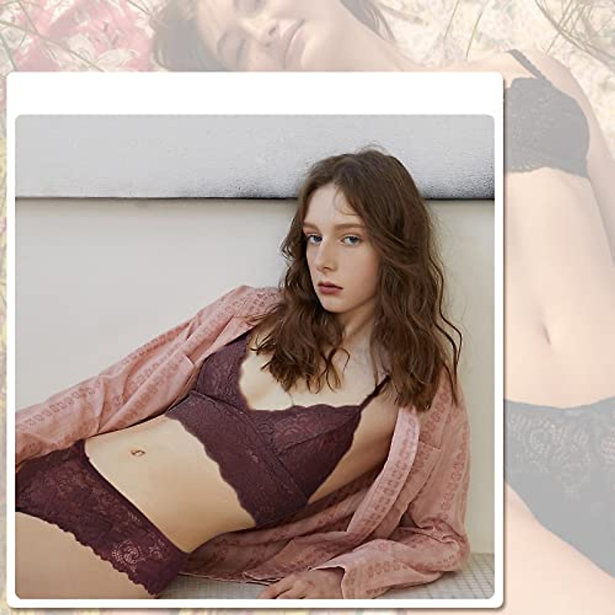 Aijolen G-String Thongs for Women Lace Panties Stretch T-back Tangas Low Rise Hipster Underwear Sexy