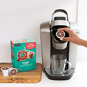 The Original Donut Shop Mocha Latte, Single Serve Coffee K-Cup Pod, Flavored Coffee, 60 Count (6 Packs of 10)