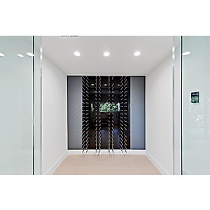 Fusion Wine Wall Cork-Out (3 Foot) (Alumasteel) (Satin Aluminum Peg)