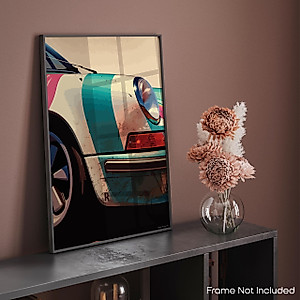 Inspirational Wall Art Co. - Precision | 2023 Porsche 911 - Car Posters for Boys Room - Car Wall Decor - Car Room Decor - Car Posters for Men | 11x14 Inches Unframed