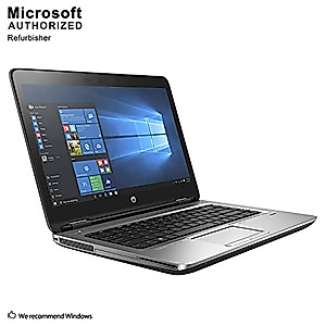 HP ProBook 640 G3 14 Inch Laptop PC, Intel Core i5-7200U up to 3.1GHz, 8G DDR4, 256G SSD, VGA, DP, Windows 10 Pro 64 Bit Multi-Language Support English/French/Spanish(Renewed)