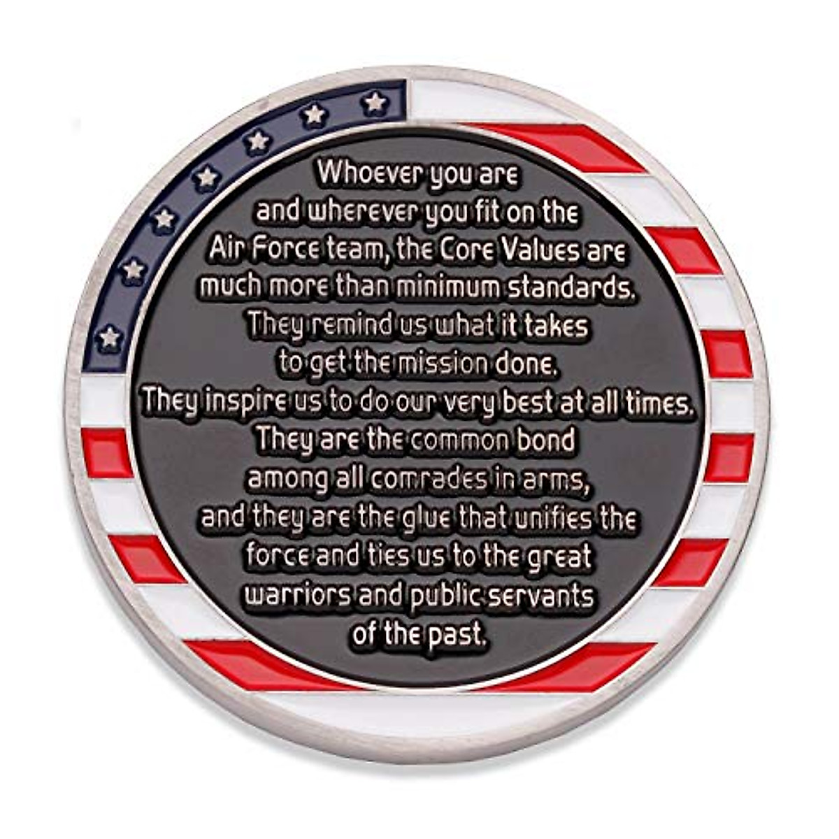 Air Force Core Values Challenge Coin - United States Air Force Challenge Coin - Amazing US Air Force Military Coin - Designed by Military Veterans!