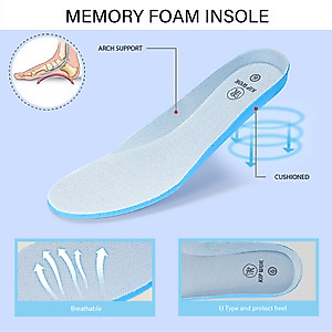 K KIP WOK Chunky Sneakers for Women Fashion Platform White Leather Casual Dad Shoes Comfortable Wedge Walking Sport Sneakers(White,8B(M) US