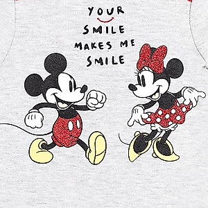 Disney Minnie Mouse Infant Baby Girls Bodysuit T-Shirt Mesh Skirt and Leggings 4 Piece Layette Set Dark Multipack 18 Months