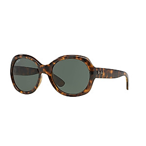 Ray-Ban Women's RB4191 Round Sunglasses, Light Havana, 57mm