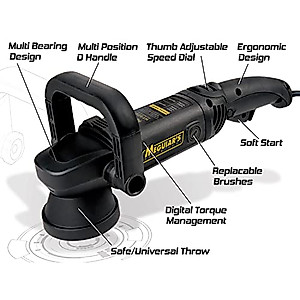 Meguiar's Professional MT300 DA Polisher - Professional-Grade Dual Action Polisher Ideal for the Pro Detailer or Detailing Enthusiast - 1 Count