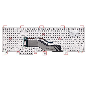 SUNMALL Replacement Keyboard with Pointer Compatible with Dell Latitude E5520 E5520m E5530 E6520 E6530 E6540 Precision M4600 M4700 M4800 M6600 M6700 Laptop Non-Backlit
